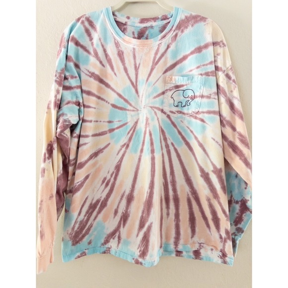 ivory ella | Tops | Ivory Ella Tie Dye Long Sleeve Pocket Tshirt ...